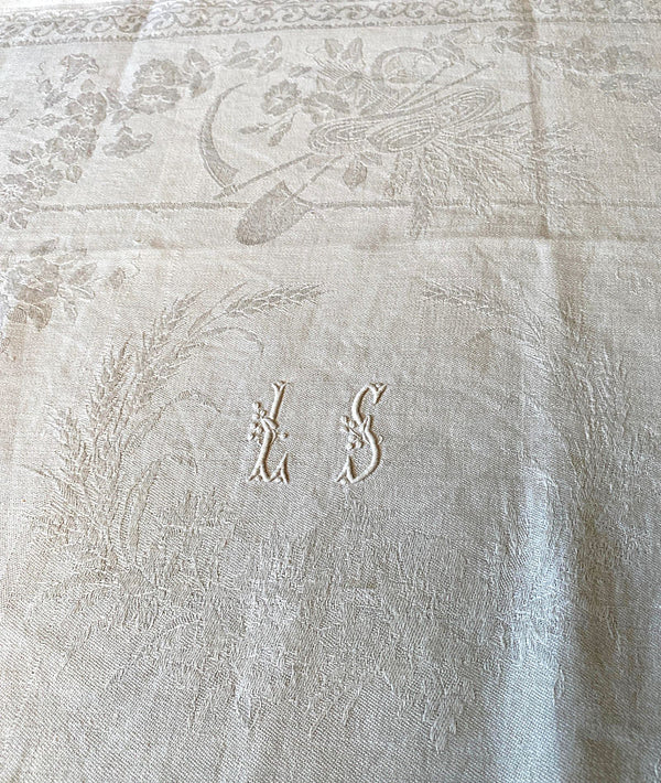 French Linen Damask