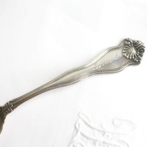 Antique Estate Sterling Five O'clock Tea Spoon with Shell ...