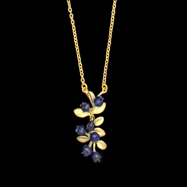 Blueberry Pendant Necklace - frenchgardenhouse