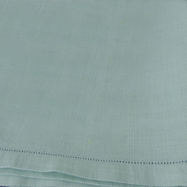 Vintage Pale Green Linen Tea Tablecloth with Napkin Setting for 4 ...