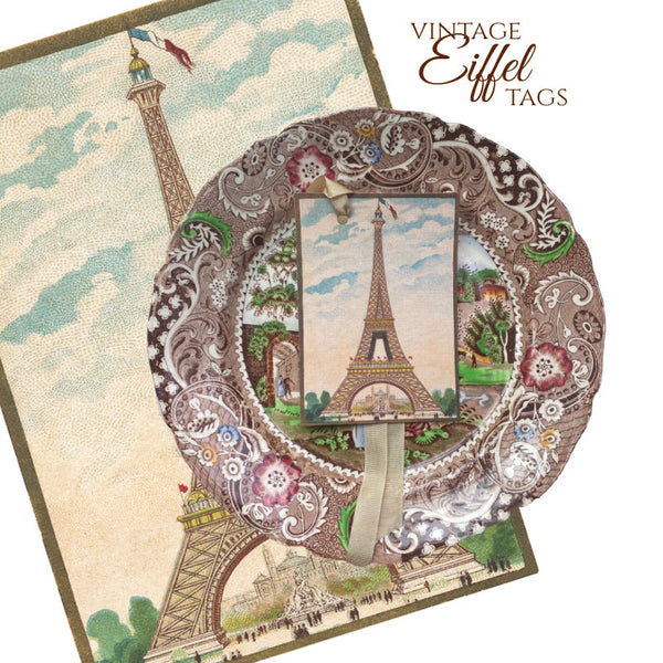 Eiffel Tower Tags - frenchgardenhouse